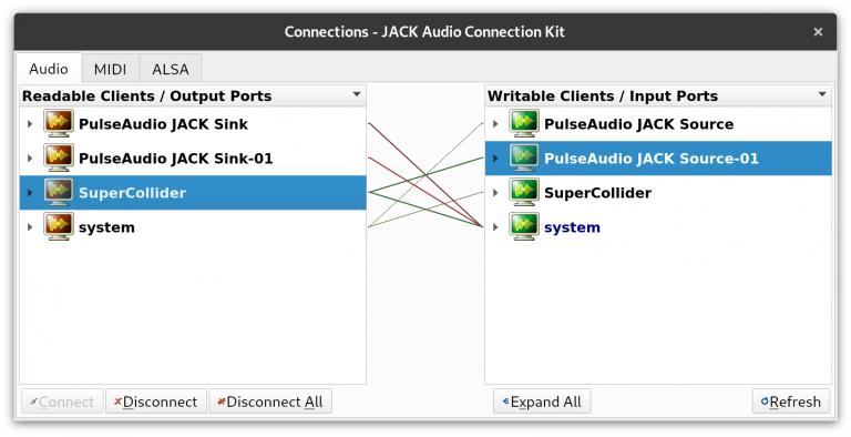 Routing System Audio to Jitsi Meet – Fossbox CIC